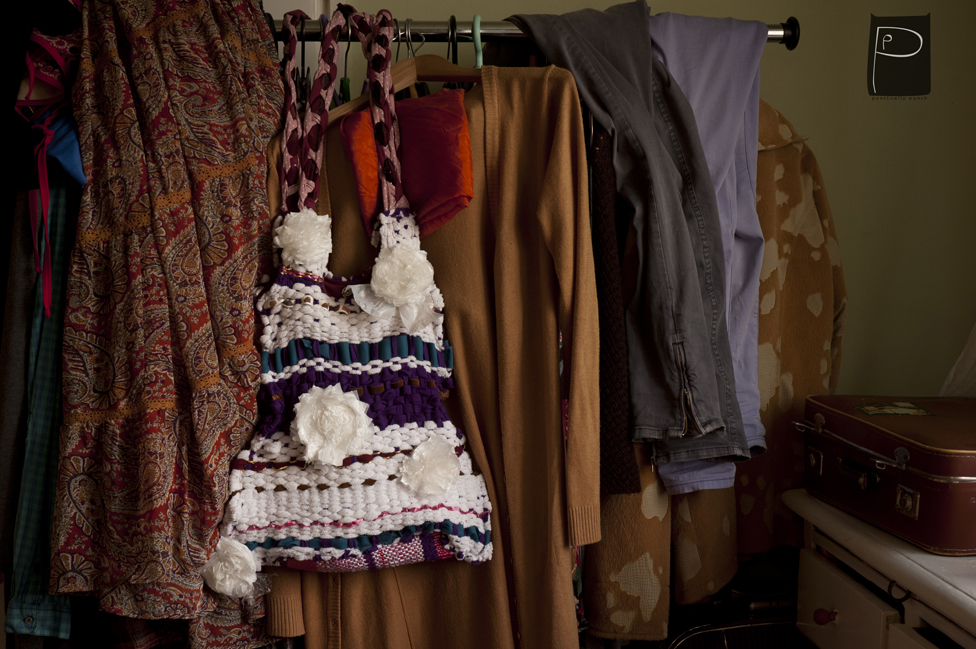 ‘Puzzle’: pink & green / pink & zöld | Punctually Punch Art