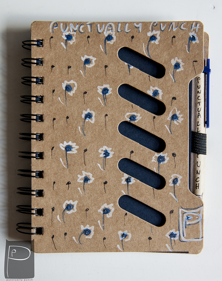 ‘P’ Notebooks / ‘P’ Noteszek | Punctually Punch Art