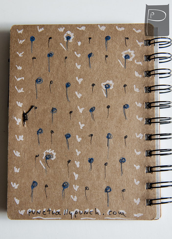 ‘P’ Notebooks / ‘P’ Noteszek | Punctually Punch Art